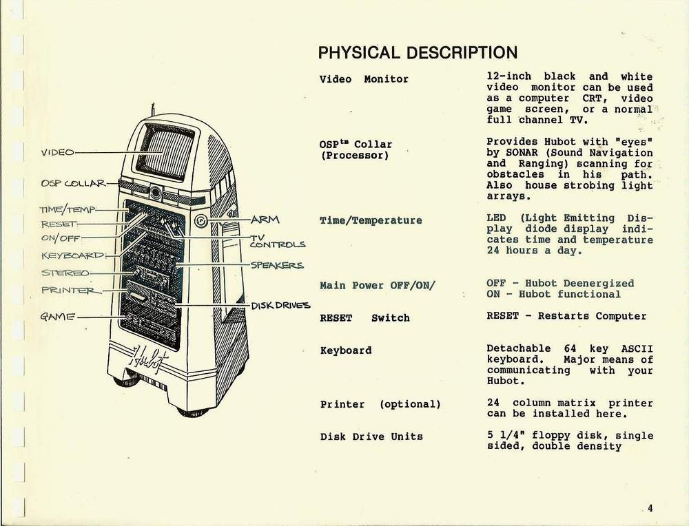 Hubot by Hubotics - The Old Robot's Web Site