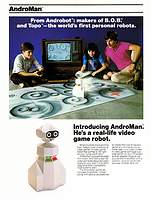 Androbot Topo and BOB Robots - The Old Robot's Web Site