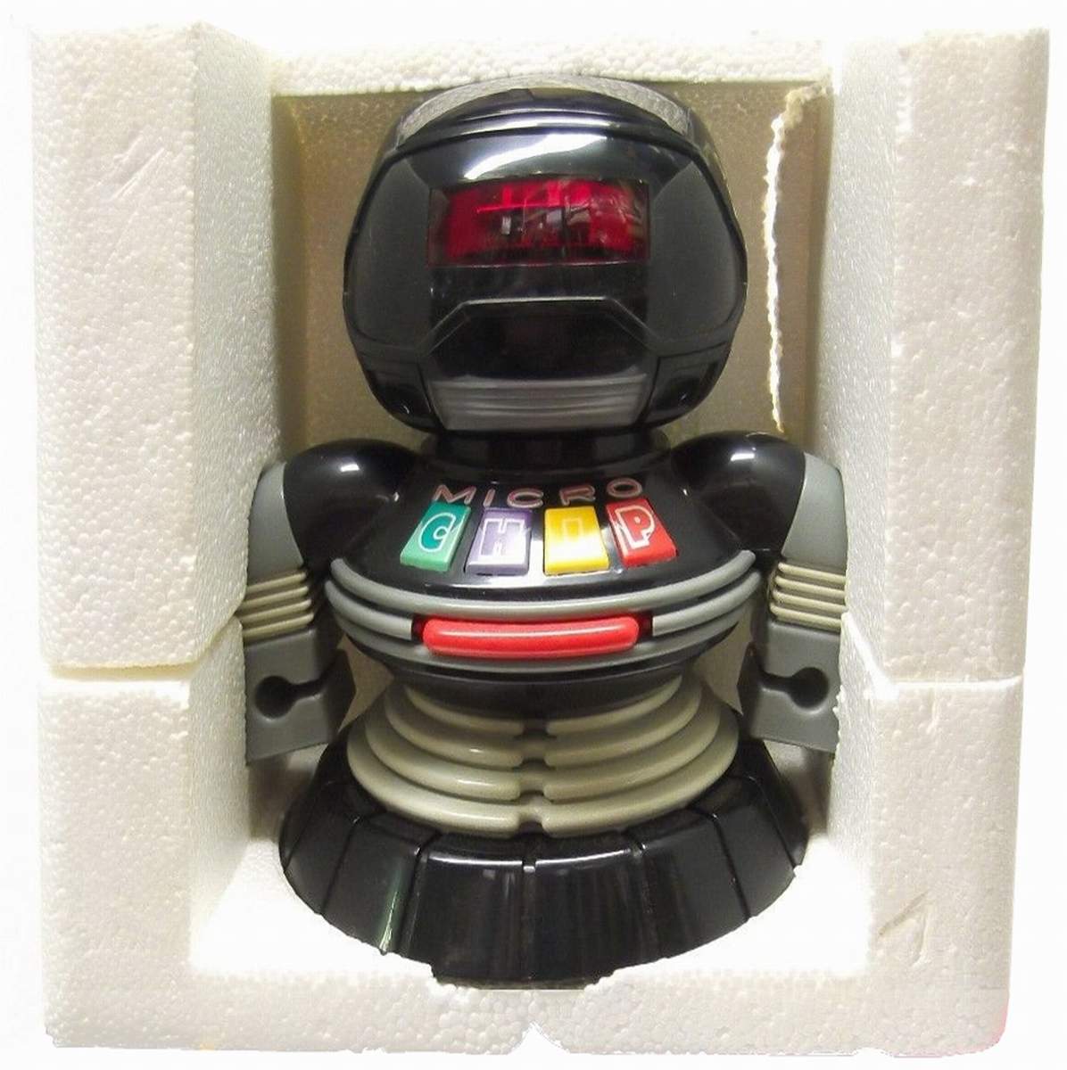 Micro Chip Robot - Bump n' Go Robot by New Bright - The Old Robots Web Site