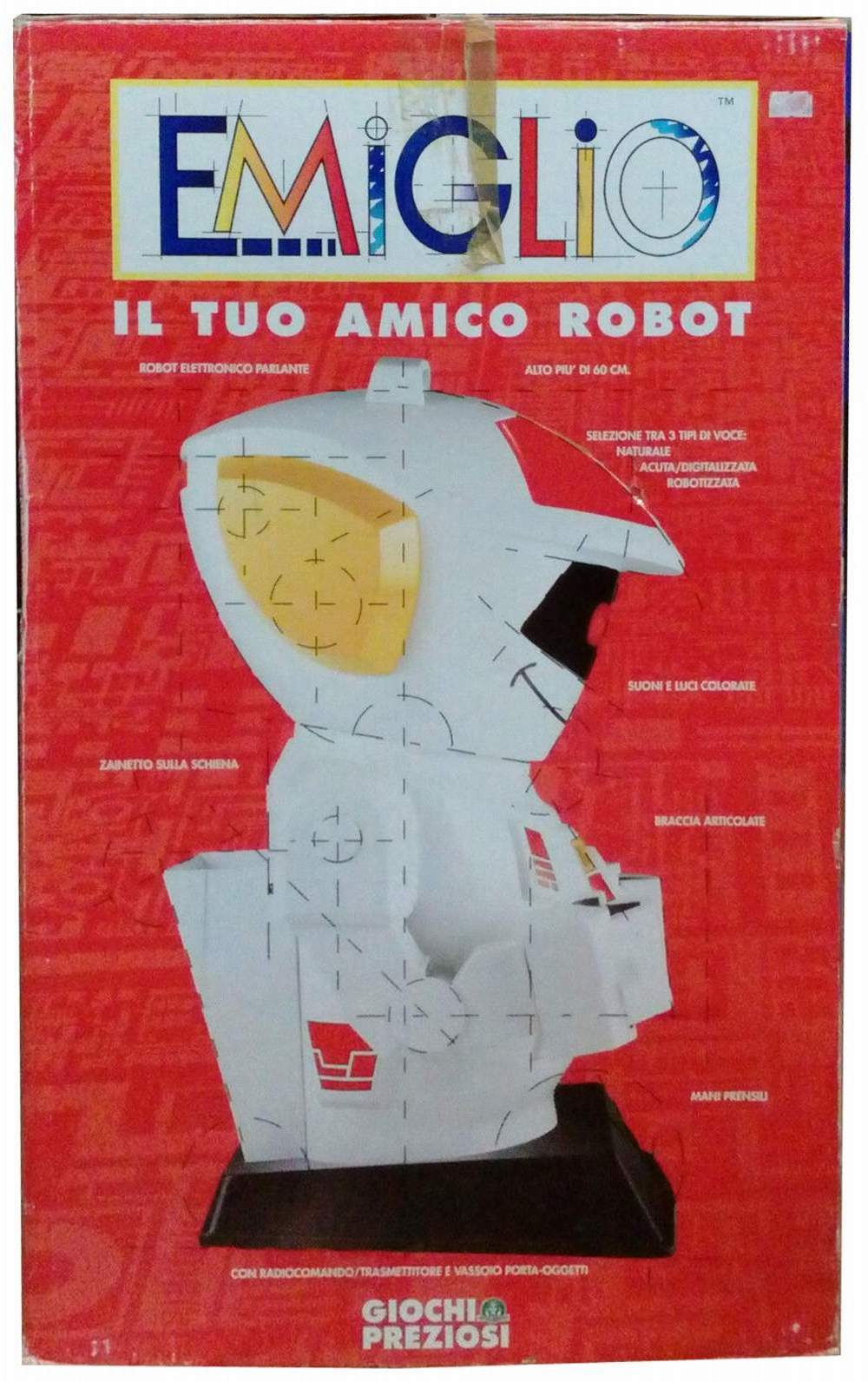 E.M.I.G.L.I.O Robot by Giochi Preziosi - The Old Robot's Web Site