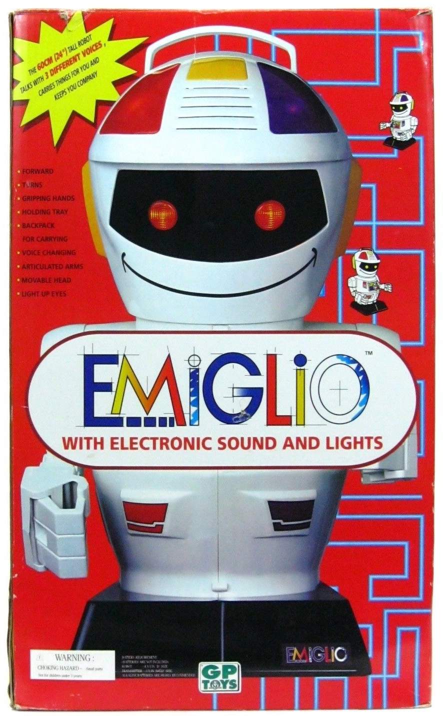 E.M.I.G.L.I.O Robot by Giochi Preziosi - The Old Robot's Web Site