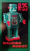 1984 Antique Robot R-35 by Masudaya - The Old Robots Web Site