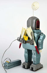 Rocket Man Robot in Space Armour by ALPS - The Old Robots Web Site