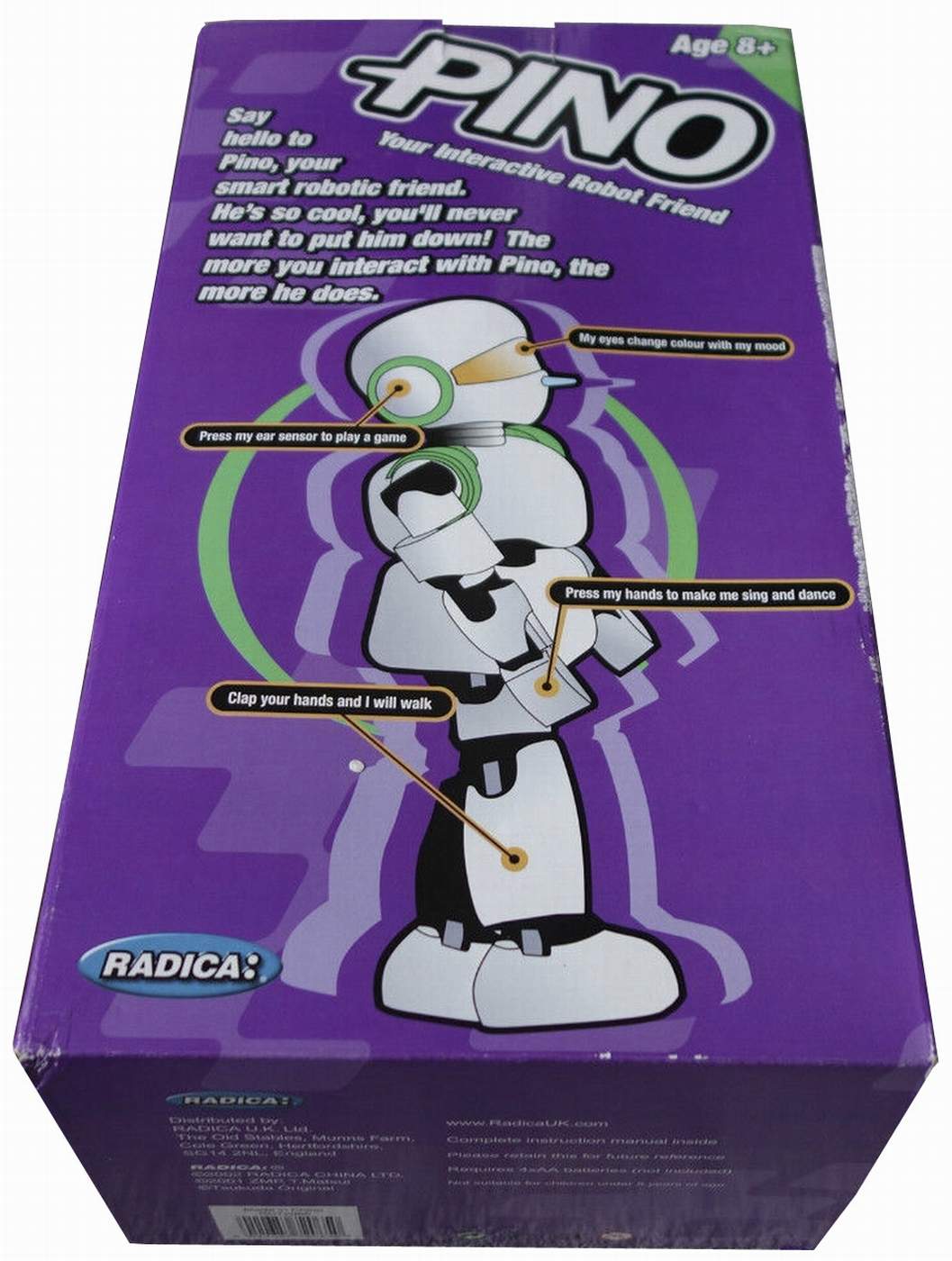 Pino Robot by Radica 2004 - The Old Robots Web Site