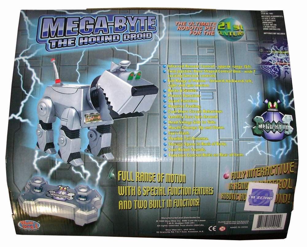 Mega-Byte The Hound Droid - The Old Robot's Web Site