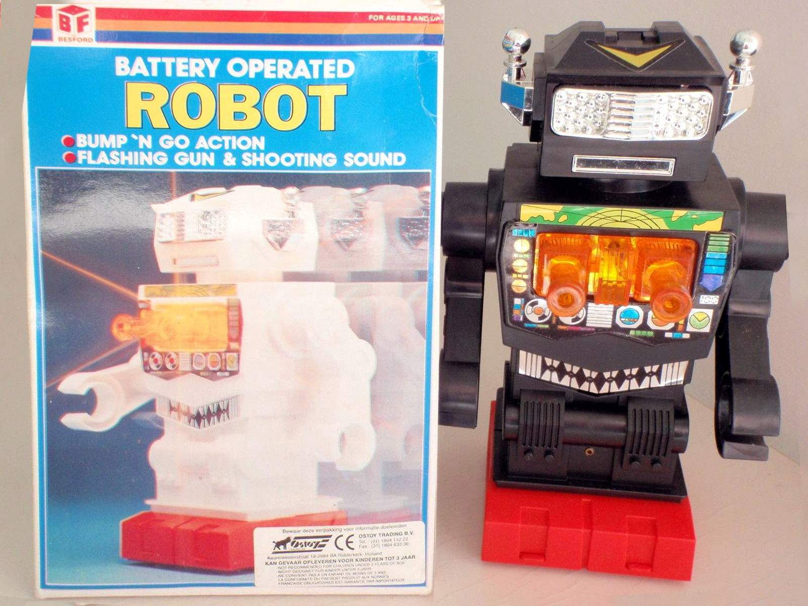Besford Bump 'N Go Robot from 1970 - The Old Robot's Web Site