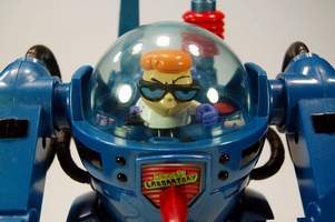 Dexter's Laboratory Walking Robot by Trendmasters - The Old Robots Web Site