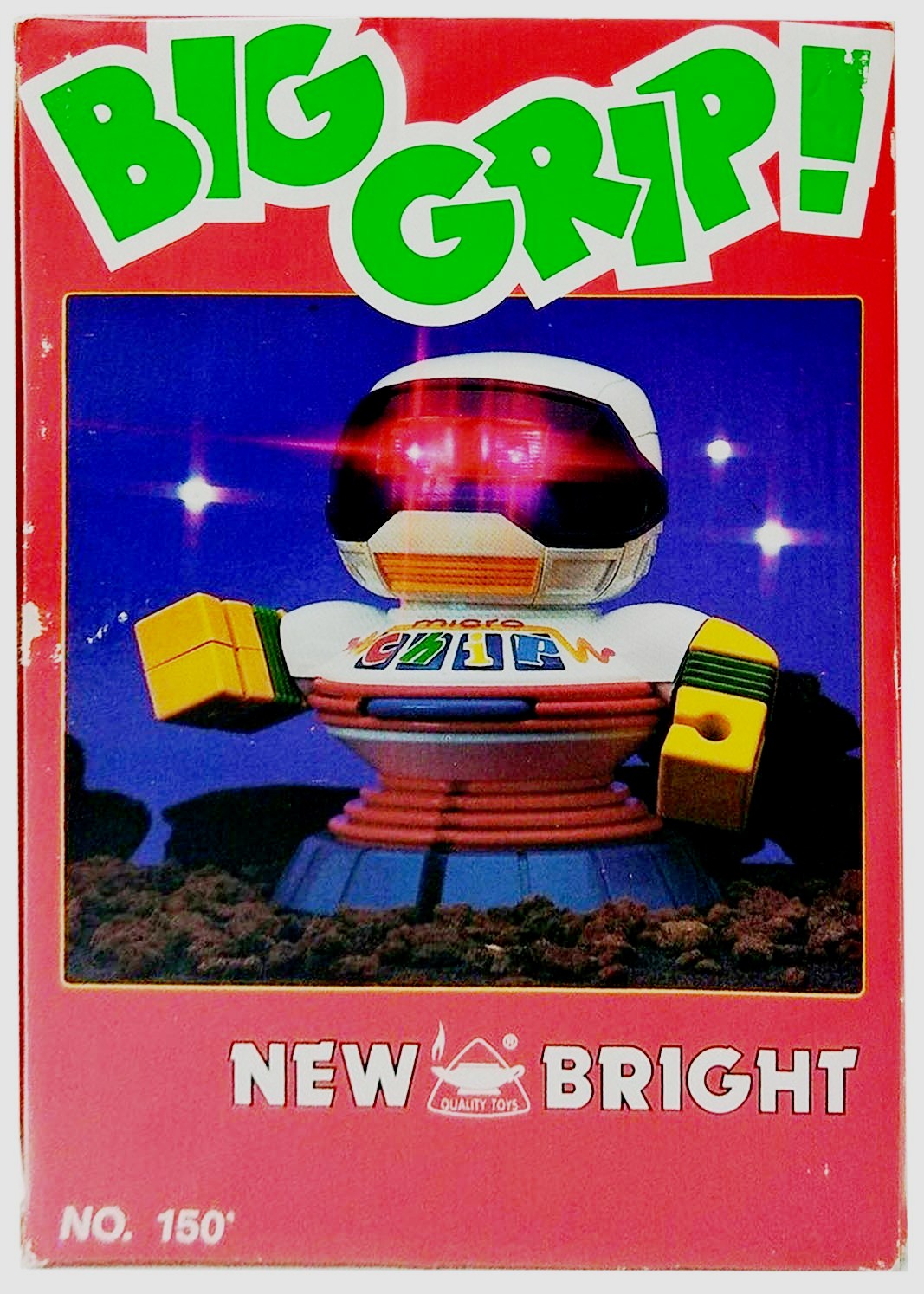 Micro Chip Robot - Bump n' Go Robot by New Bright - The Old Robots Web Site